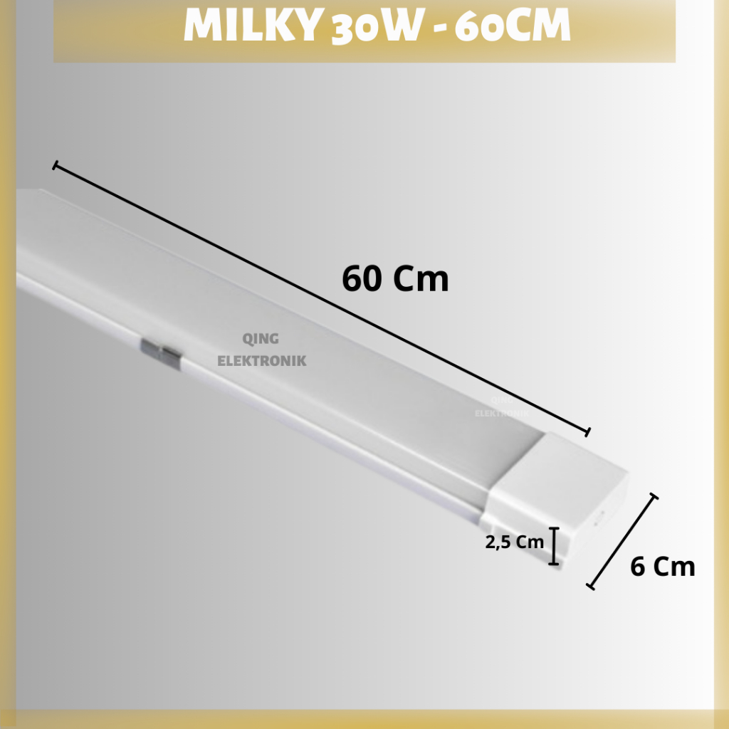 Jual Lampu TL Slim T8 LED Kotak Tubelight LED Linear T8 30W 60W ...