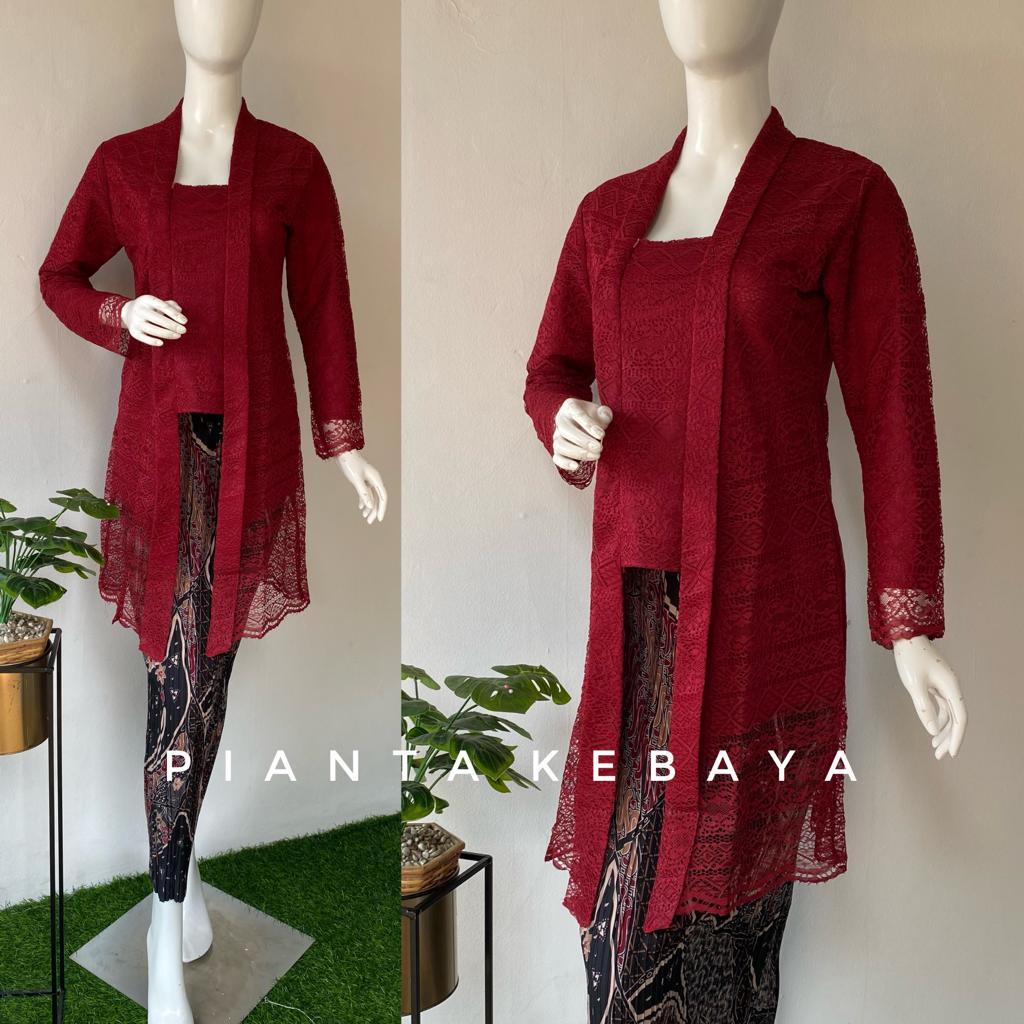 Jual Kebaya Tunik Kutubaru Brokat PART 2 | Kebaya Modern Kutubaru Brokat halus | Kebaya Wisuda ...