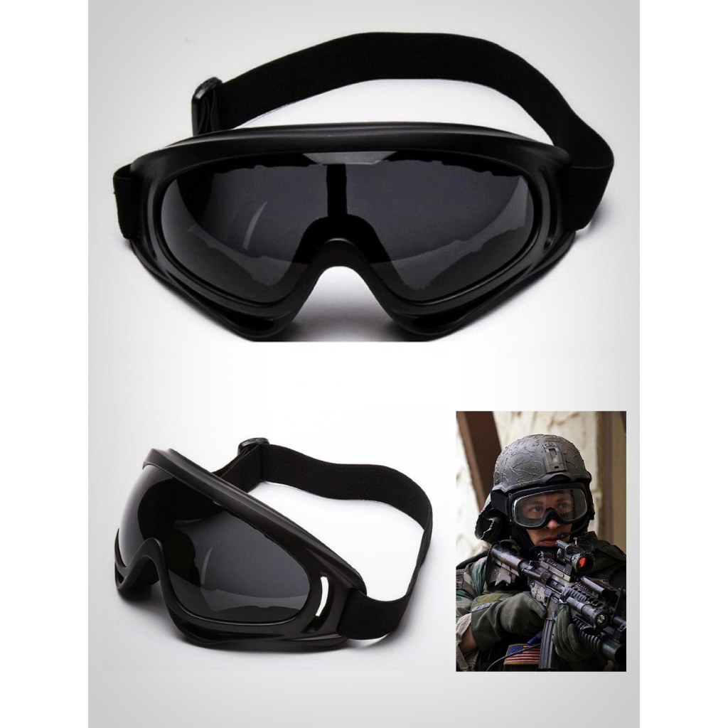 Jual Kacamata tactical google sky goggle mask kacamata helm swat ...