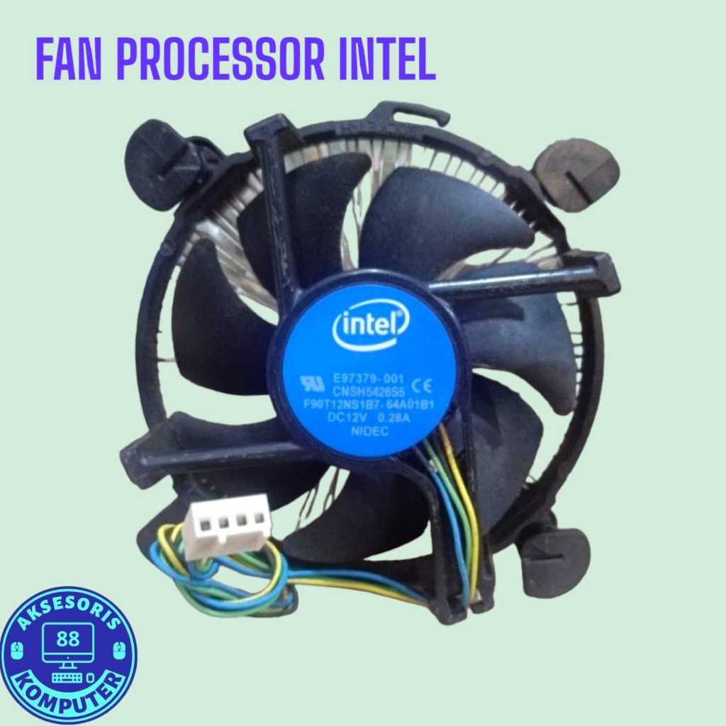 Jual FAN Processor Intel LGA 775 1150 1151 1155 1156 STD Heatsink Kipas ...