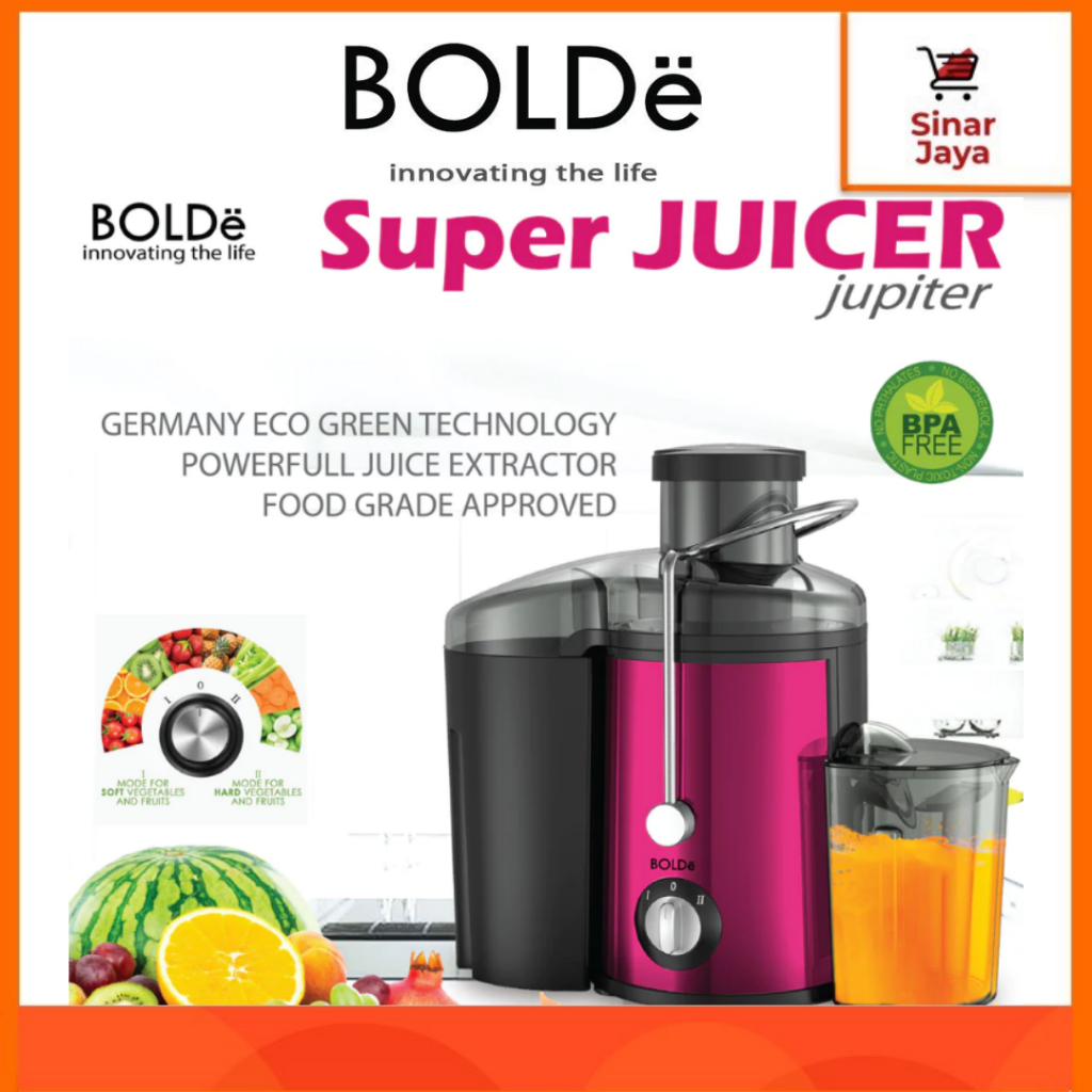 Jual BOLDE Jupiter Super Juicer Stainless Steel 500 mL (BPA Free ...