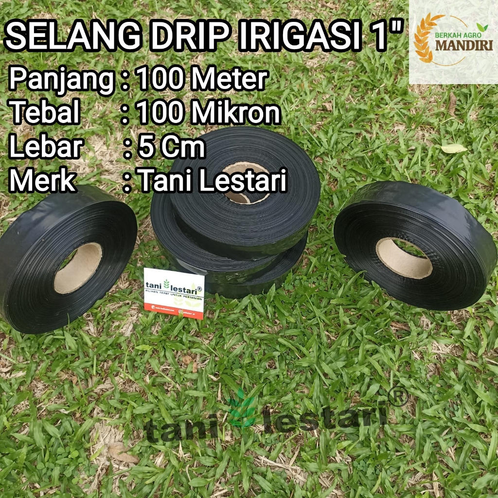 Jual SELANG DRIP IRIGASI 1" 100 METER 100 MIKRON TANI LESTARI | Shopee ...