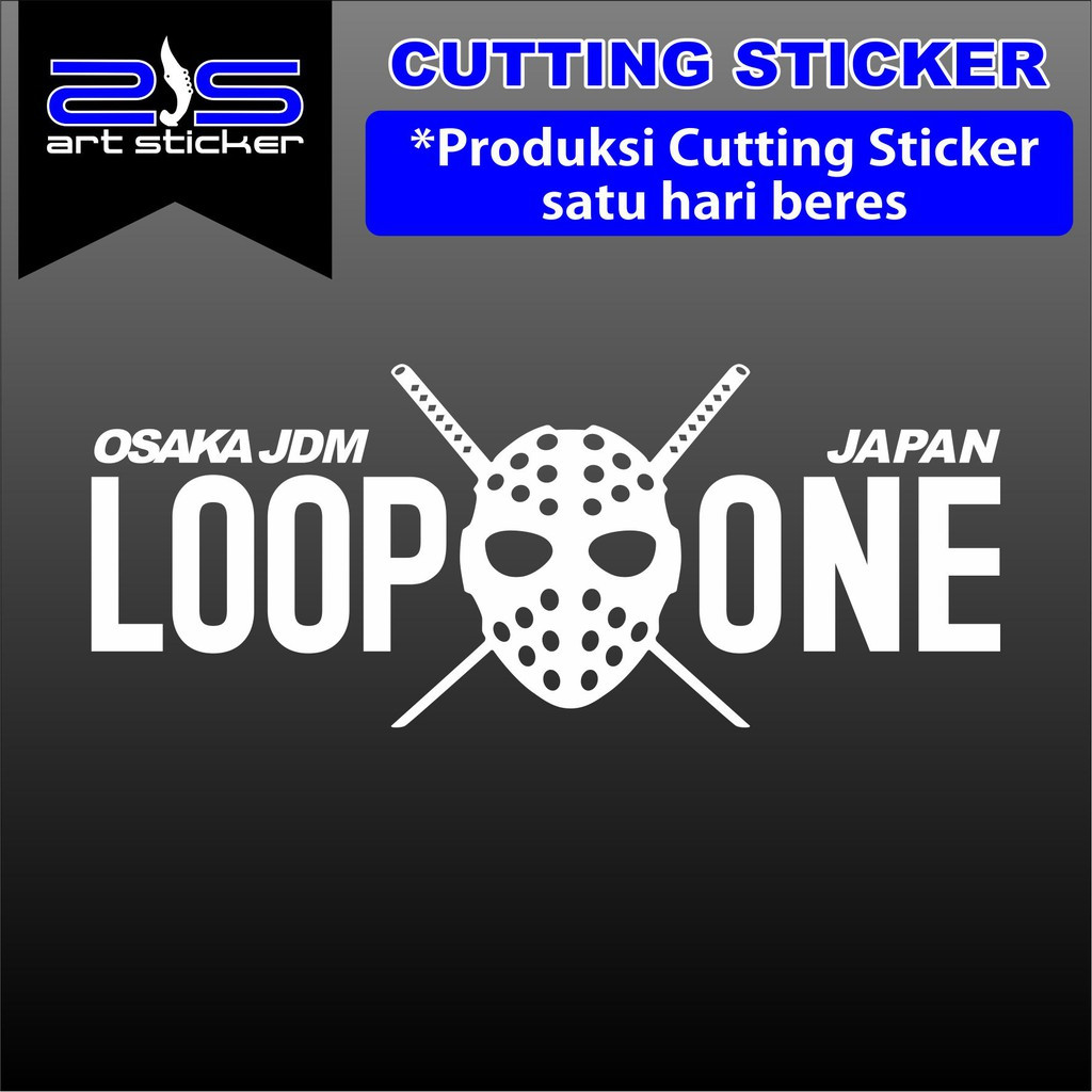 Jual Sticker Osaka JDM Japan Kanjozoku Loop One | Shopee Indonesia