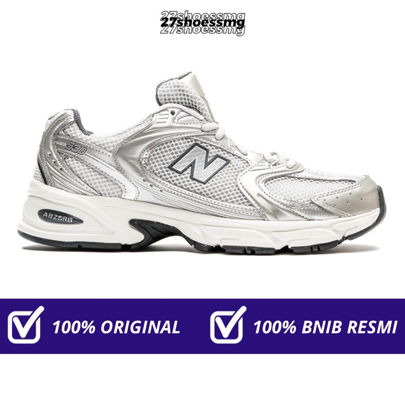 Jual New Balance 530 MR530LG Grey Matter Silver 100% Original Resmi ...