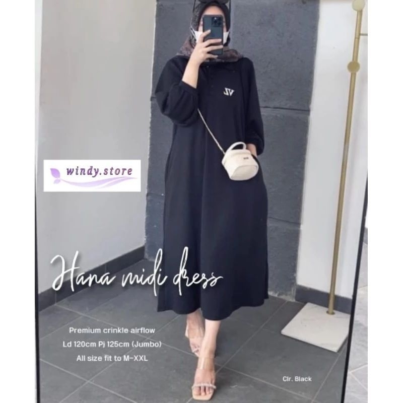 Jual Hana midi dress original Windy store | Shopee Indonesia