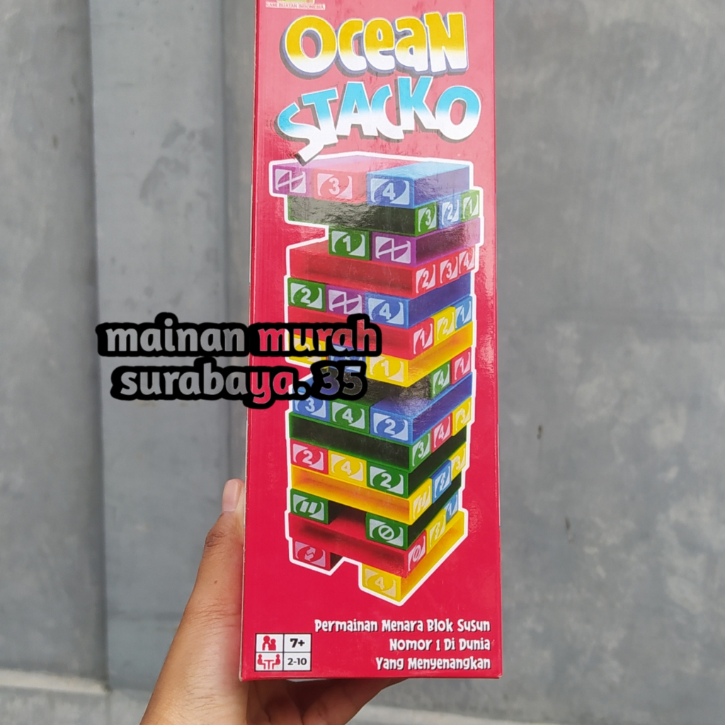 Jual Mainan Anak Ocean Stacko OCT 9907 | Mainan Anak Susun Balok ...