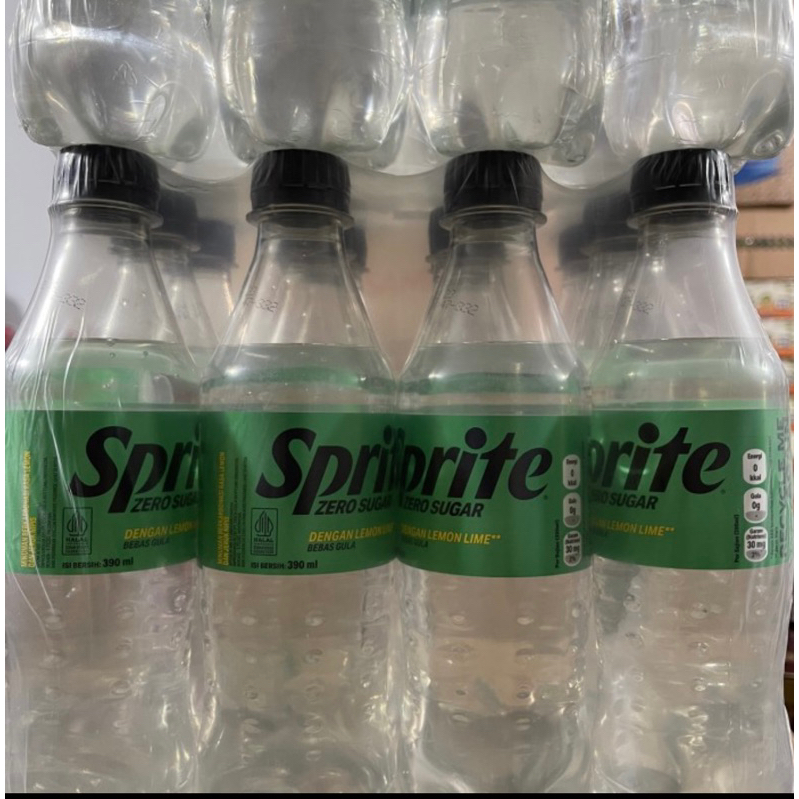 Jual Sprite Zero Sugar Pet 390ml 1 dus / Karton isi 12 Botol | Shopee Indonesia