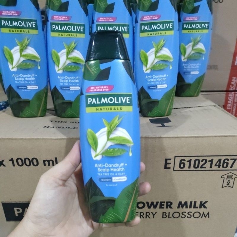 Jual Palmolive Shampoo+Conditioner Anti dandruff /BIRU 180ml | Shopee ...