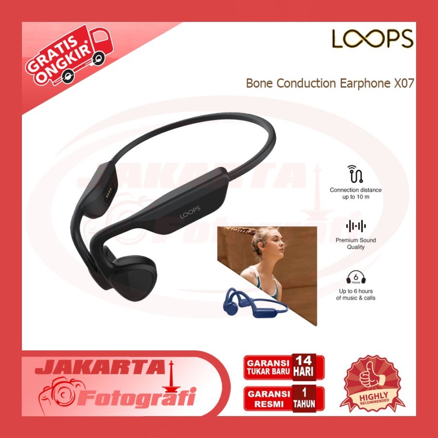 Jual Loops Bone Conduction Earphone X07 | Shopee Indonesia