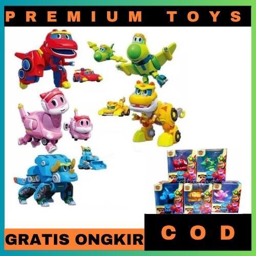 Jual (PROMO COD) TERBARU Gogo Dino Mini Transformation Robocar Series ...