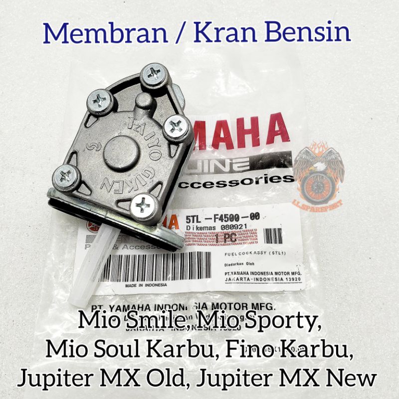 Jual MEMBRAN / KRAN BENSIN YAMAHA 5TL KUALITAS ASLI ORIGINAL YAMAHA MIO ...