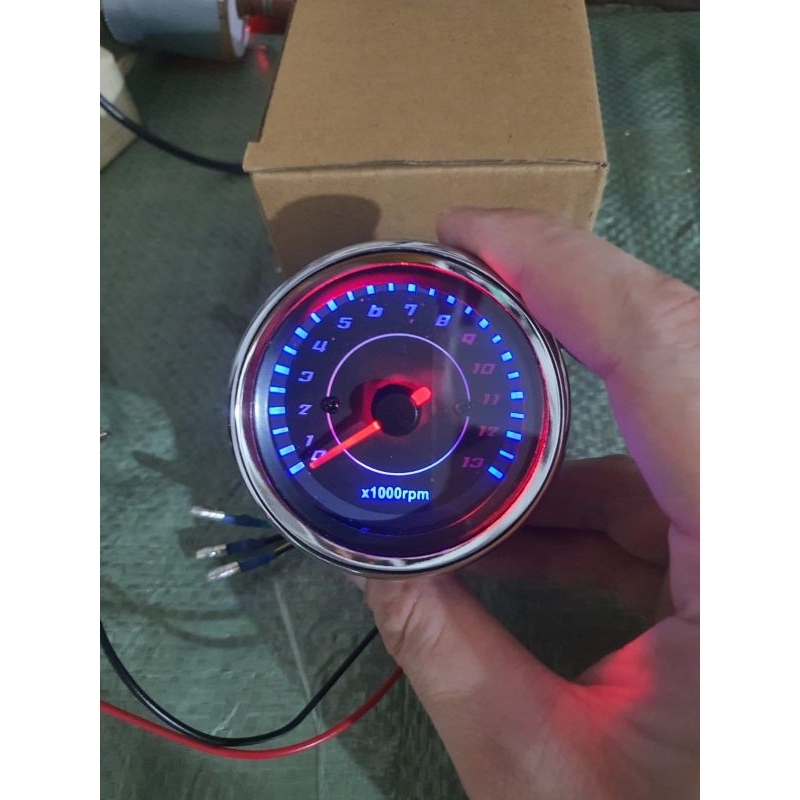 Jual TACHOMETER RPM RACING LED UNIVERSAL | Shopee Indonesia