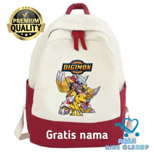 Jual TAS DIGIMON RUMBLE BACKPACK ANAK DIGIMON GRATIS NAMA | Shopee ...