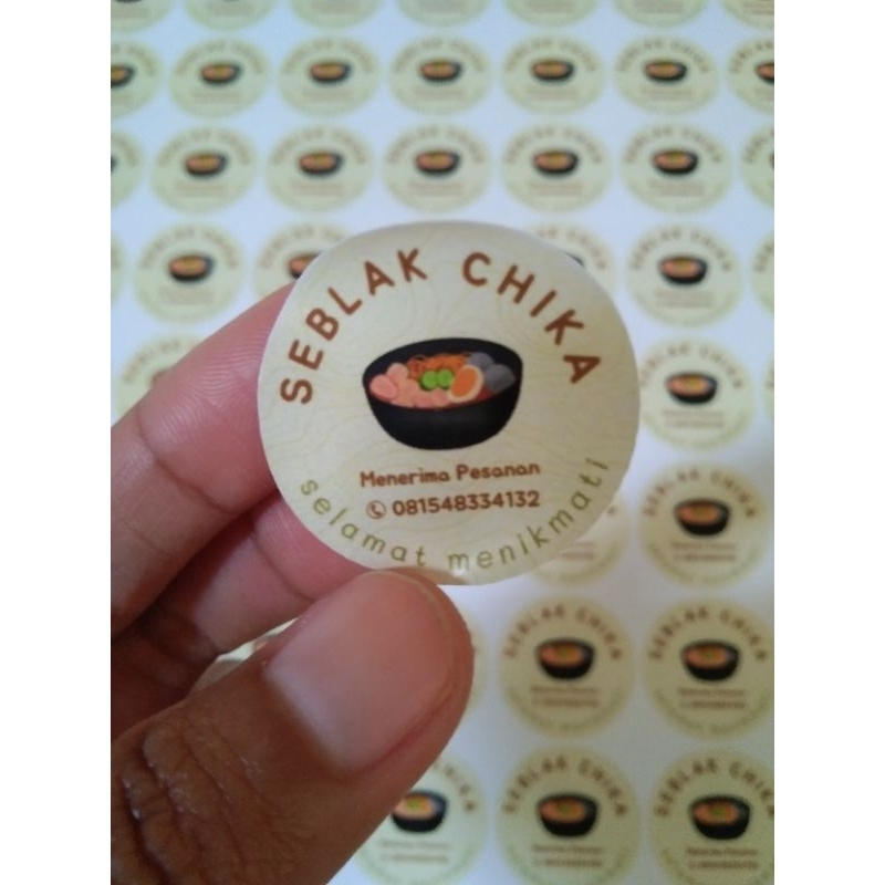 Jual STIKER VINYL CUSTOM/STIKER VINYL ANTI AIR/STIKER LABEL MAKANAN ... Jual STIKER VINYL CUSTOM/STIKER VINYL ANTI AIR/STIKER LABEL MAKANAN ...