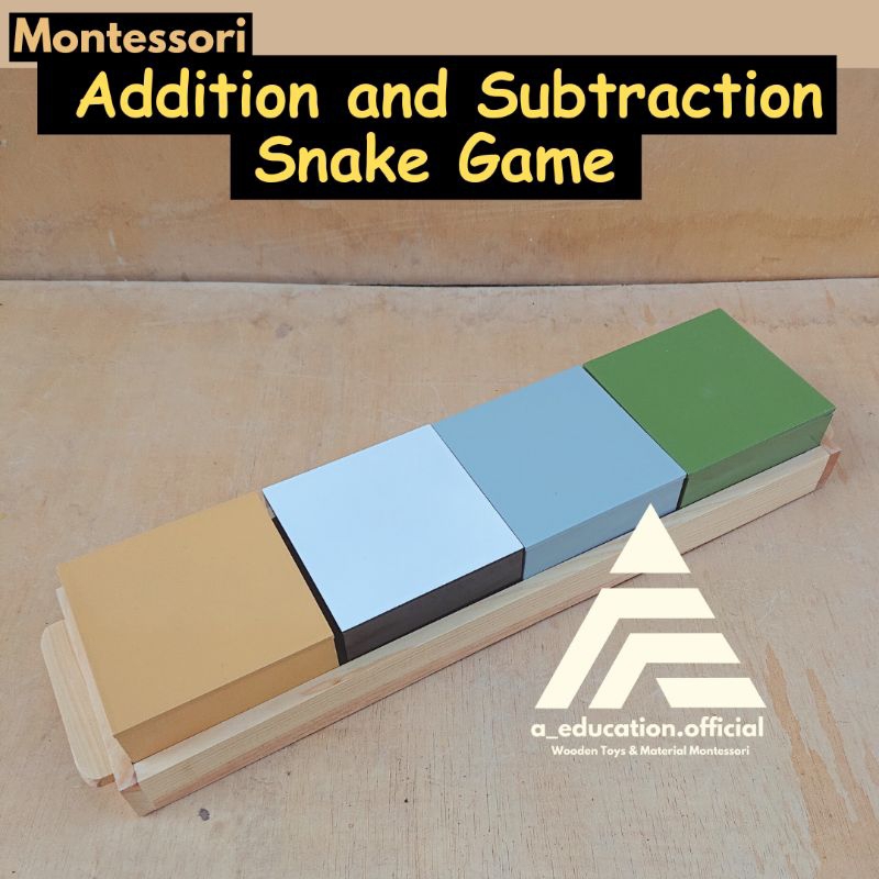 Jual Box addition subtraction snake game montessori | Shopee Indonesia