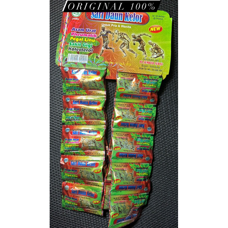 Jual SARI DAUN KELOR (MERAH) KAPSUL ORIGINAL (ASAM URAT) | Shopee Indonesia