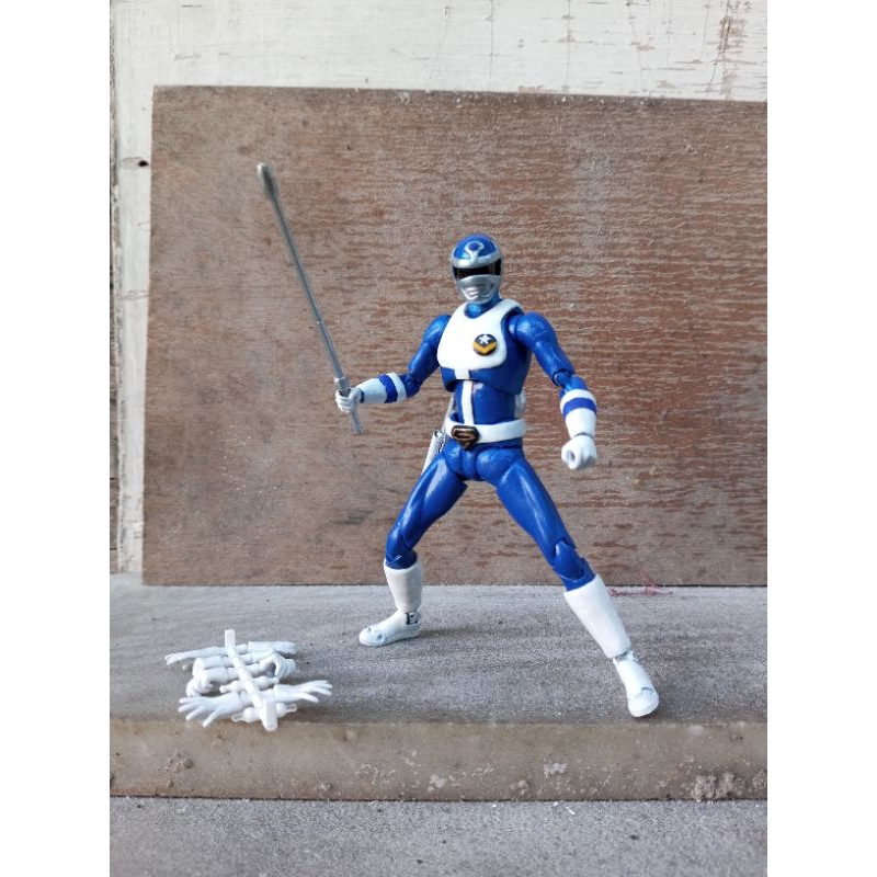 Jual Shf Goggle Red custom Action figure power ranger rangers super ...