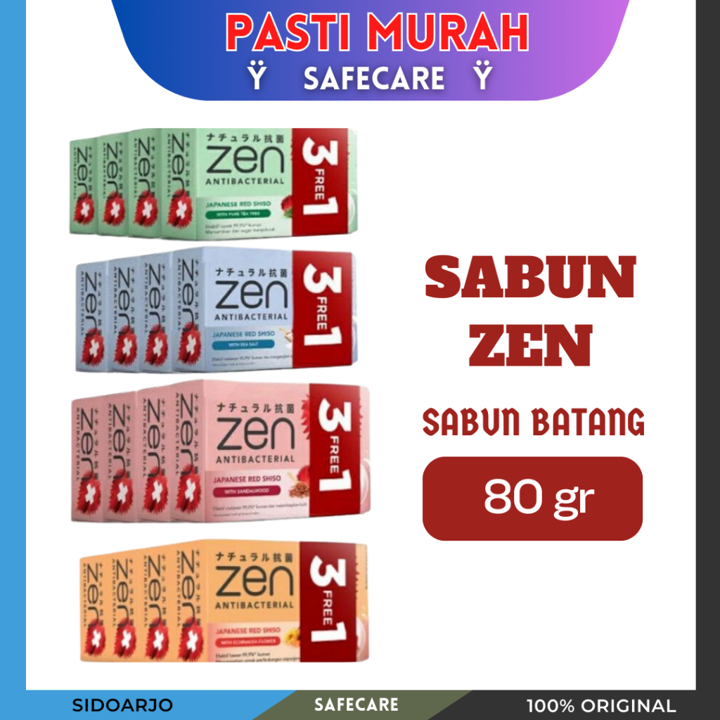 Jual Sabun Batang Zen Antibacterial | Shopee Indonesia