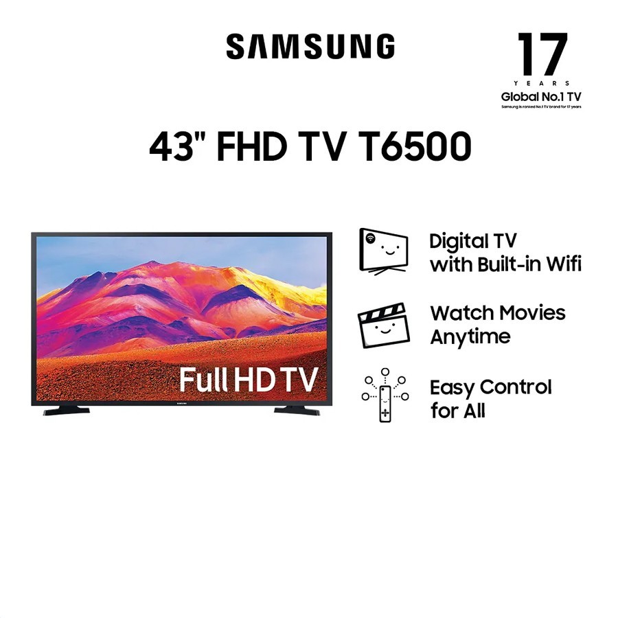 Jual Samsung Full HD Smart TV 43" T6500 43T6500 - 43T6500 | Shopee Indonesia