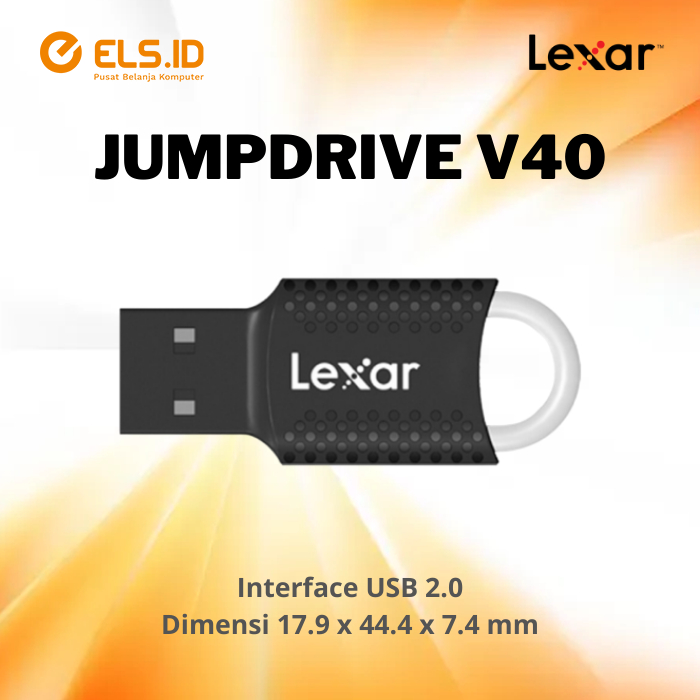 Jual Lexar Flashdisk USB 2.0 JumpDrive V40 | Shopee Indonesia