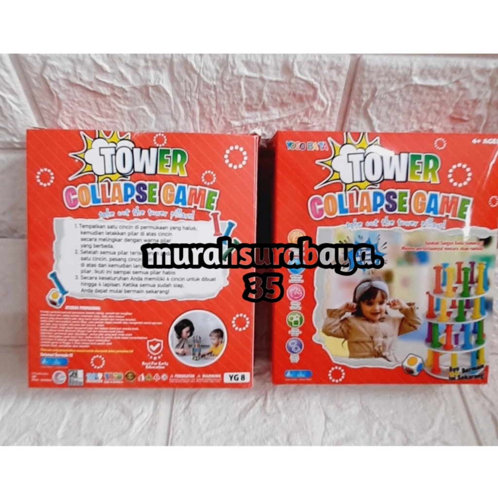 Jual Mainan Tower Collapse Game YG 8 | Mainan Anak Menara Runtuh Murah ...