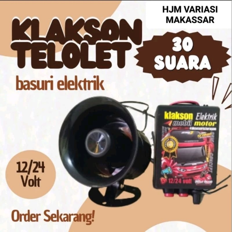 Jual Klakson Basuri Elektrik versi Toa 30watt 12/24V | Shopee Indonesia
