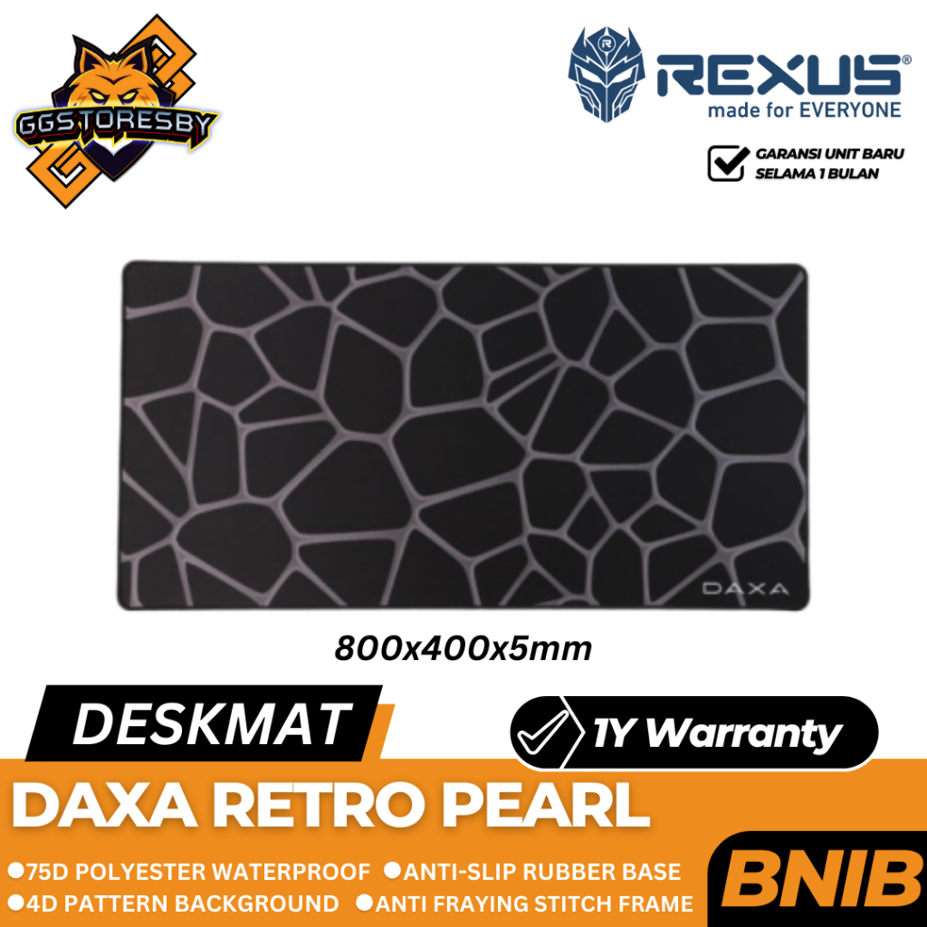 Jual Rexus Daxa Retro Pearl Gaming Mousemat | Shopee Indonesia