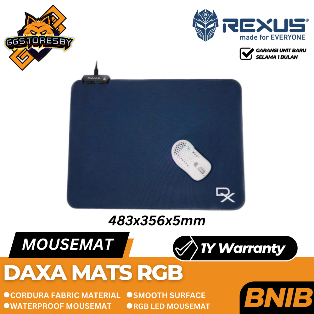 Jual REXUS DAXA MATS RGB Gaming Mousepad | Shopee Indonesia