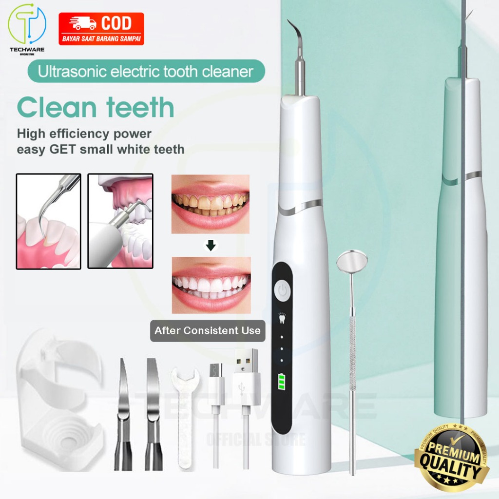 Jual Dental Scaling Alat Pembersih Karang Gigi Sonic Elektrik 1 Set 3 ...