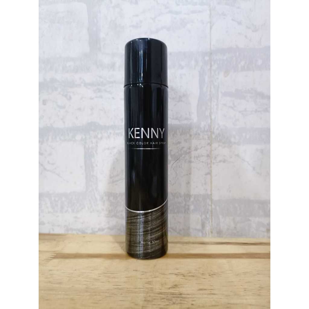 Jual Hair spray Kenny / Cat rambut semprot sementara warna hitam ...