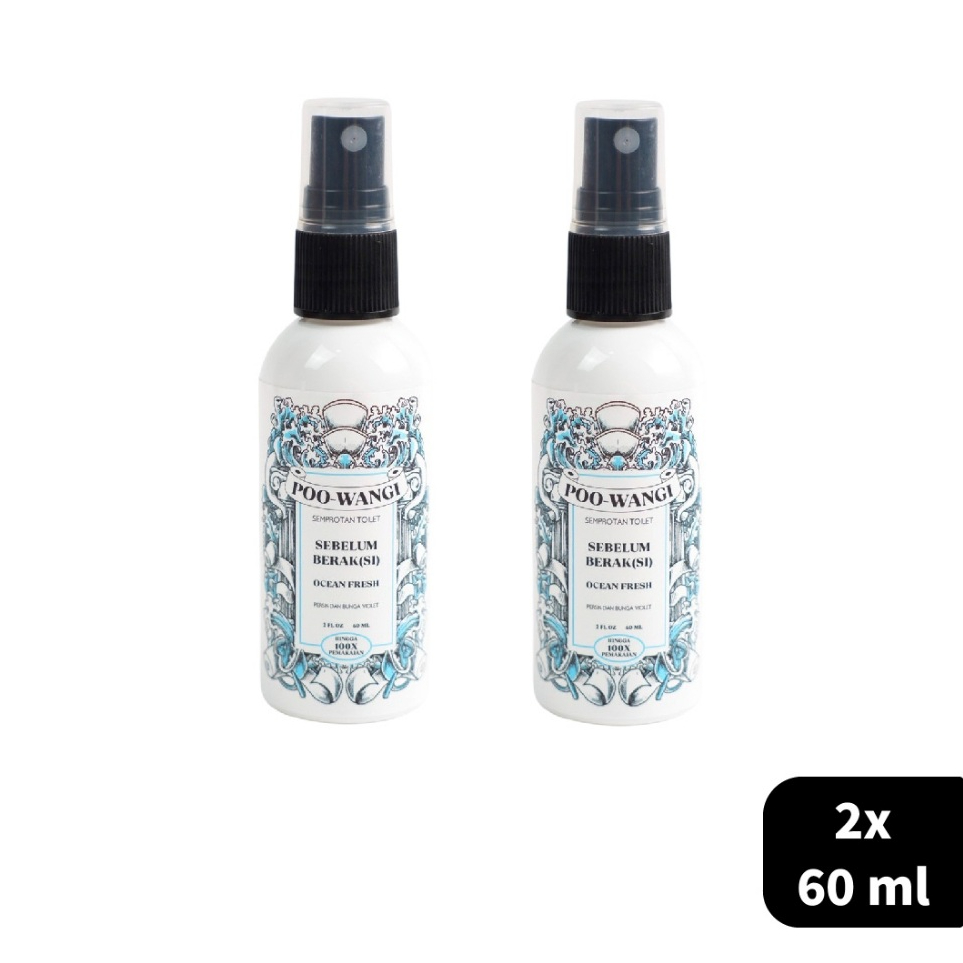 Jual Poo-Wangi Semprotan Toilet Sebelum Berak(si), 2 x 60 ml | Shopee ...