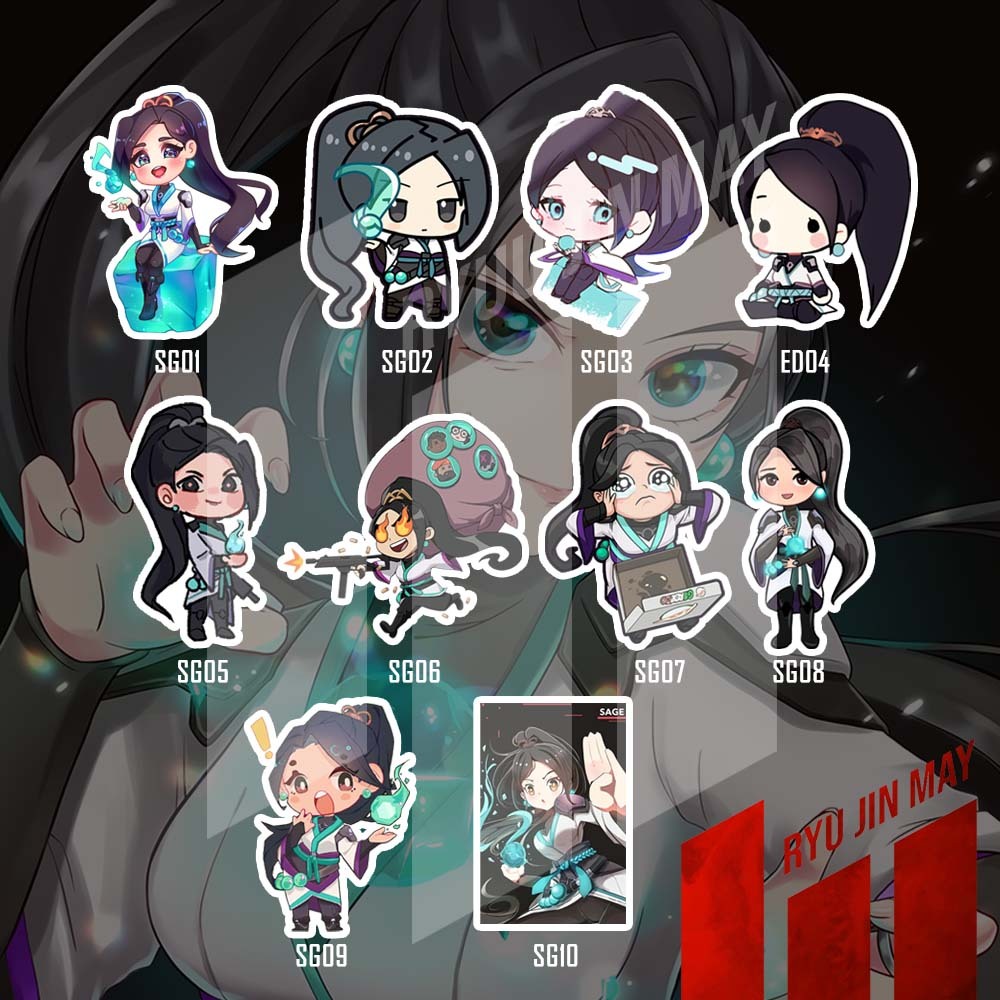 Jual Sticker Anime - Valorant - Sage | Shopee Indonesia