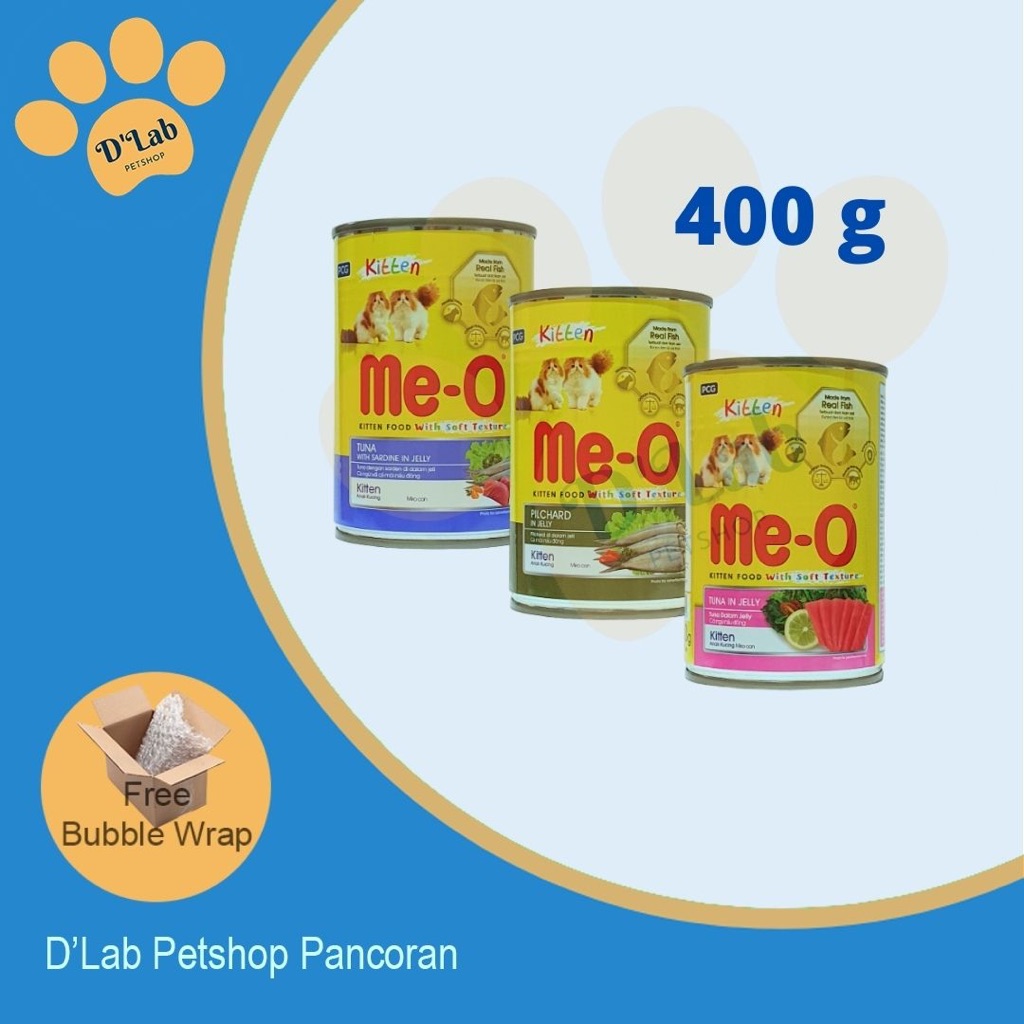 Jual MEO Kaleng KITTEN 400 gr Makanan Kucing Basah Wet Food 400g ME-O ...