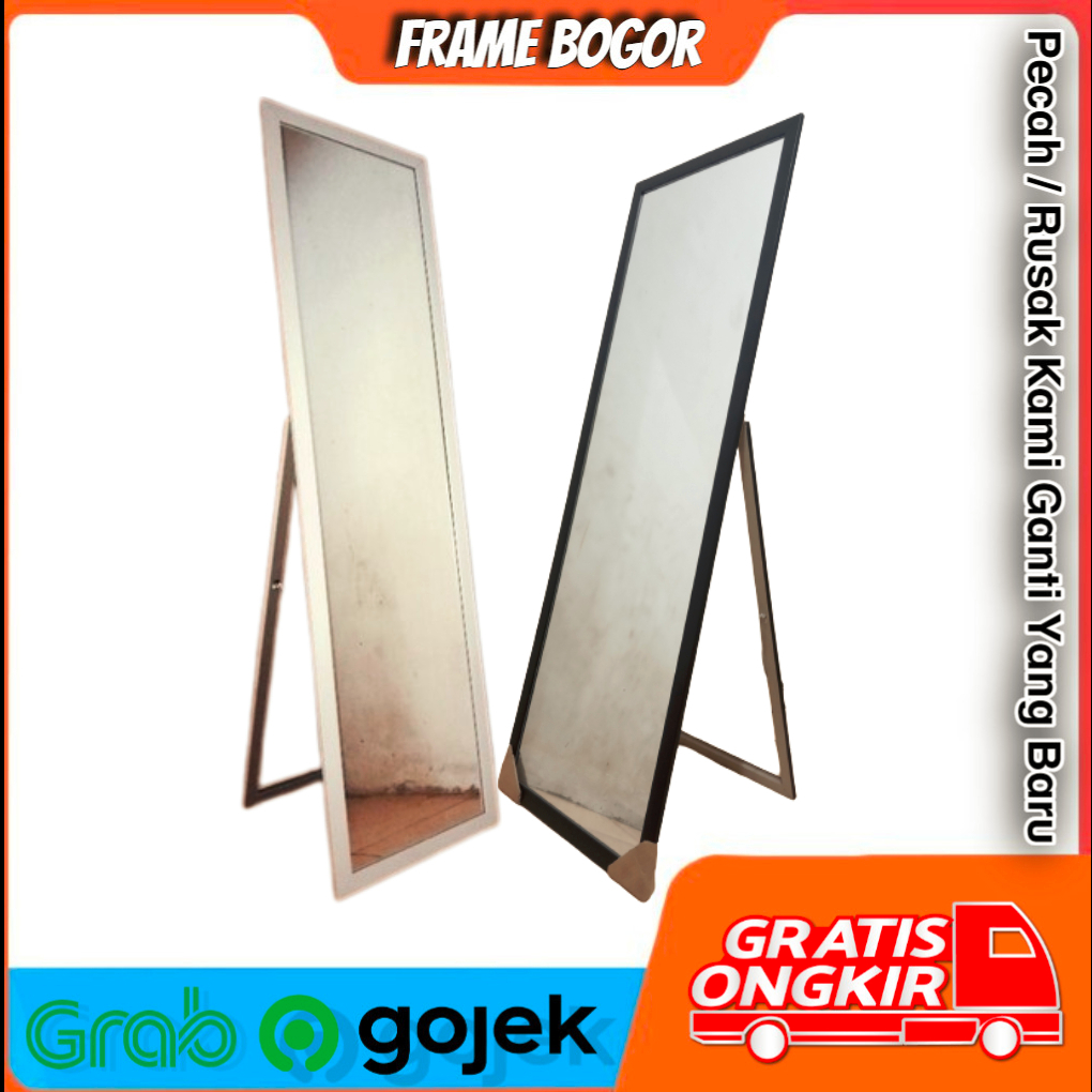 Jual Cermin Standing / Cermin Berdiri / Kaca Cermin Dinding / Bisa ...