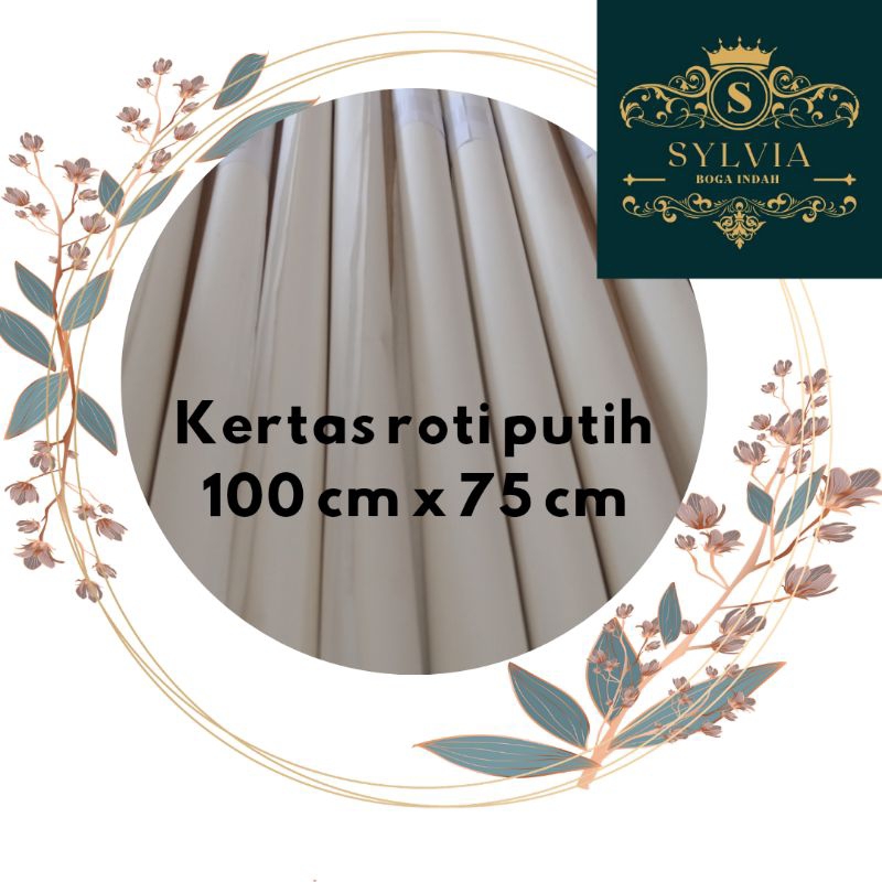 Jual [ Besar ] Kertas Roti Putih / Baking Paper putih 100 cm x 75 cm 1 ...