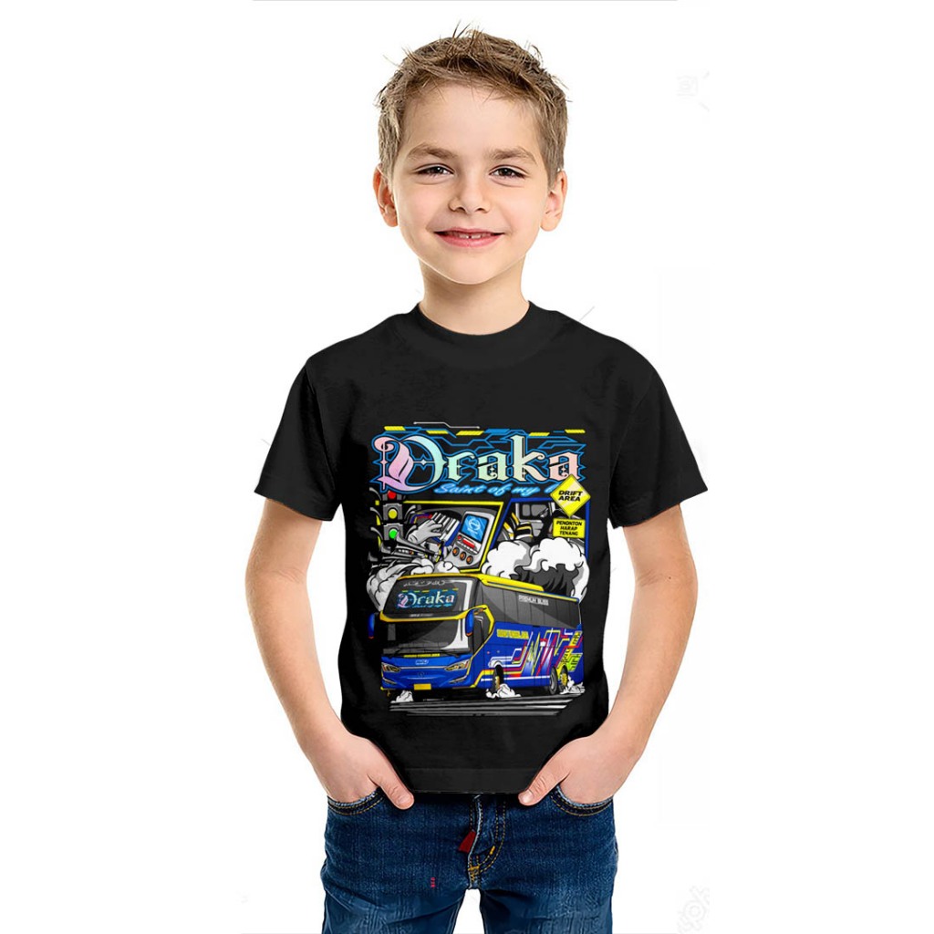 Jual KAOS ANAK DRAKA BAJU BUS MANIA STJ DRAKA TERBARU - TSHIRT BISMANIA ...