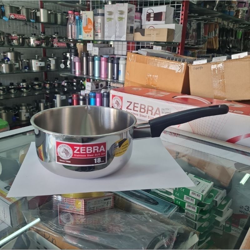Jual 166308 Japanese Sauce Pan Zebra D18cm H9cm, SUS 304, Thailand Made ...