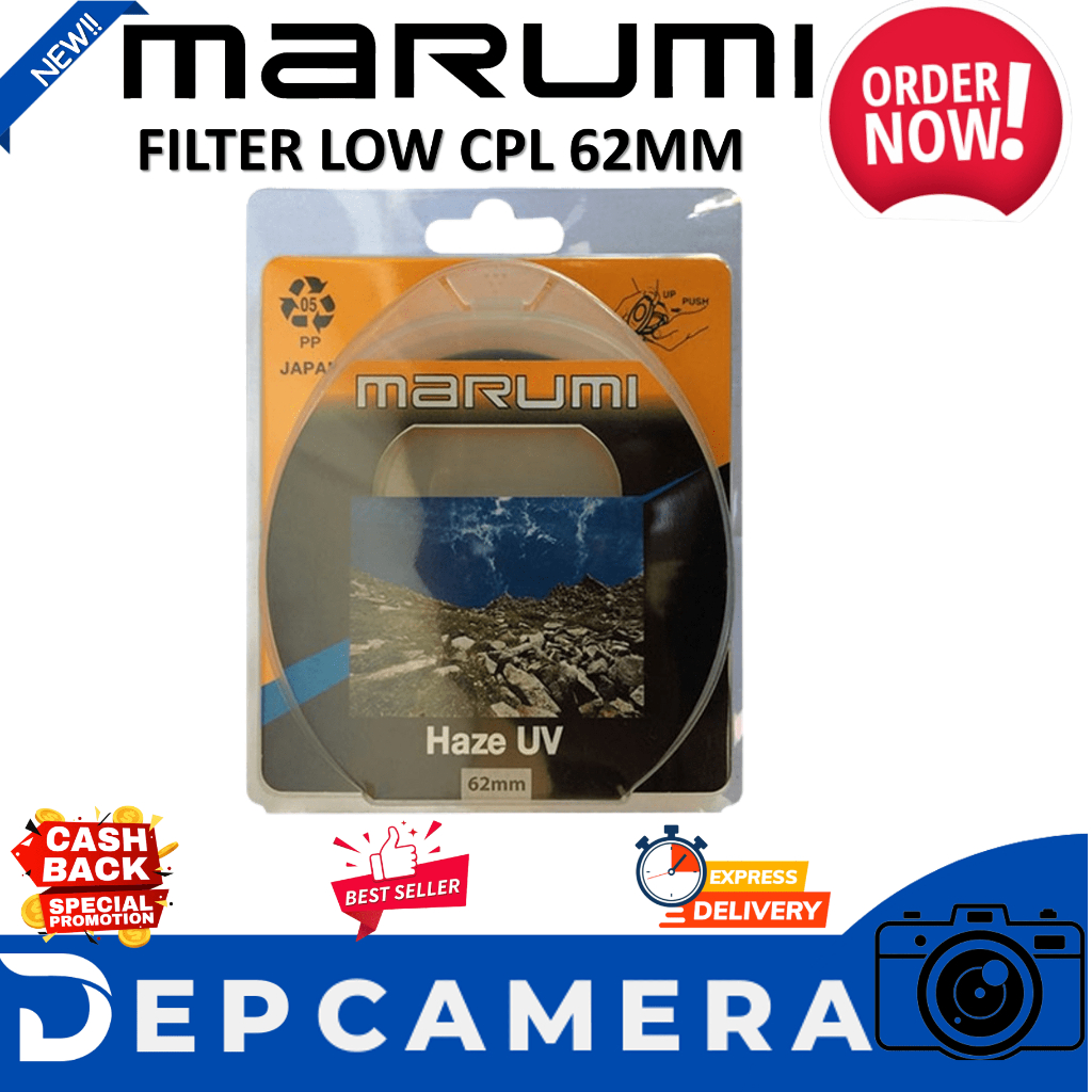 Jual Marumi Low CPL Filter 62 mm | Shopee Indonesia