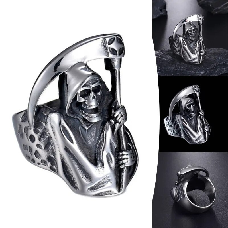 Jual Cincin Malaikat Pencabut Nyawa - Death Scythe Ring / Cincin ...