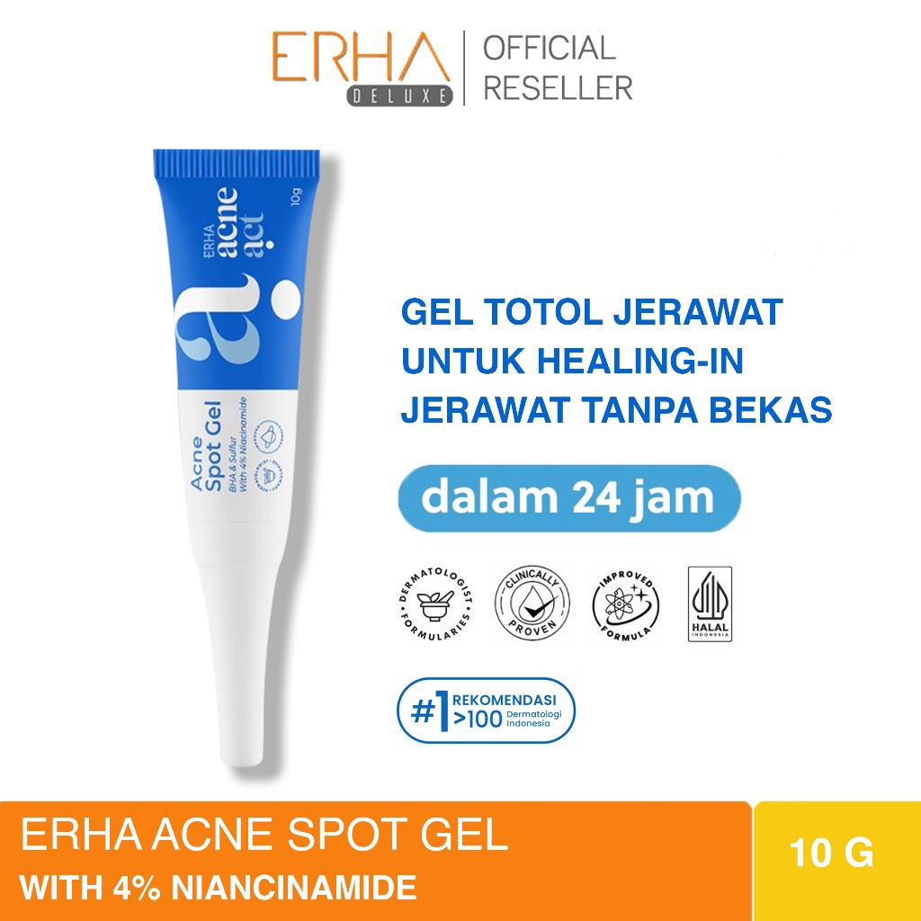 Jual ERHA Acne Spot Gel - Obat Jerawat Ampuh - Terbukti Klinis / BPOM ...