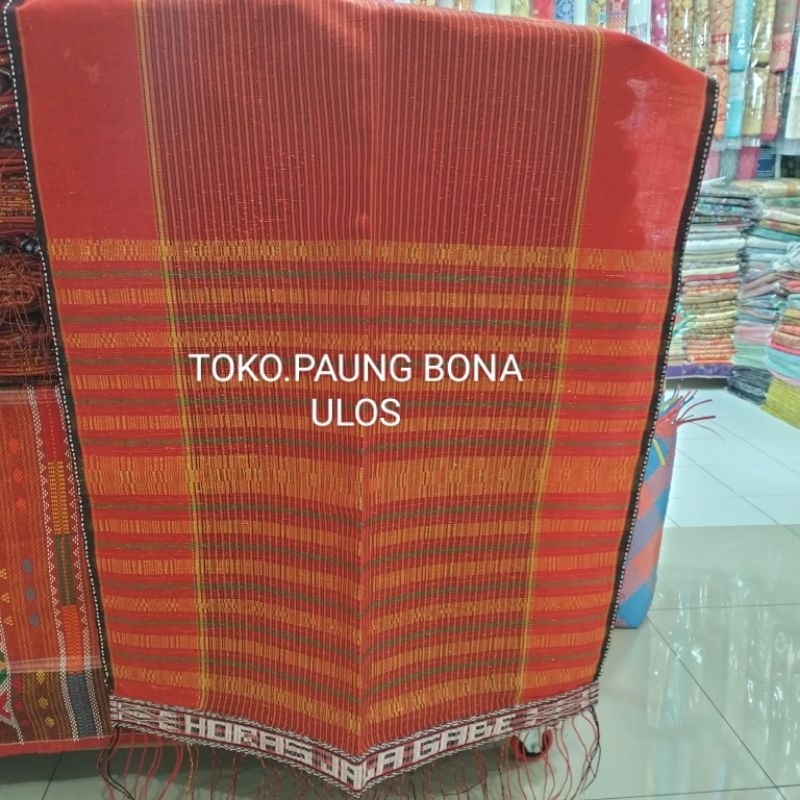 Jual ULOS RAGIHOTANG DASAR MARON PINGGIRAN MERAH SIRAKBALGA HORAS JALA ...