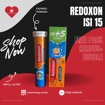 Jual Redoxon Rasa Jeruk 15 Tablet (10 + 5 Tablet) | Shopee Indonesia