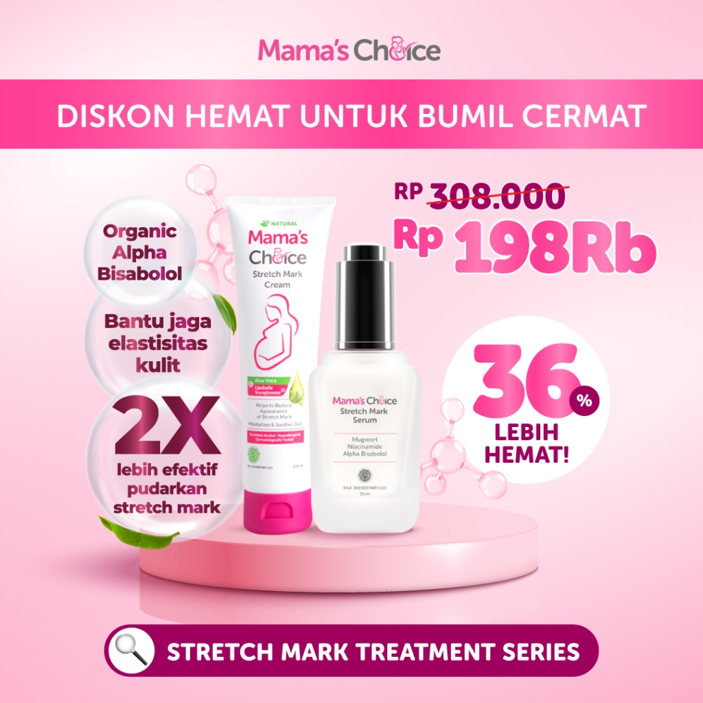 Jual Stretch Mark Serum Mama's Choice (Inovasi Terbaru dari Stretch ...