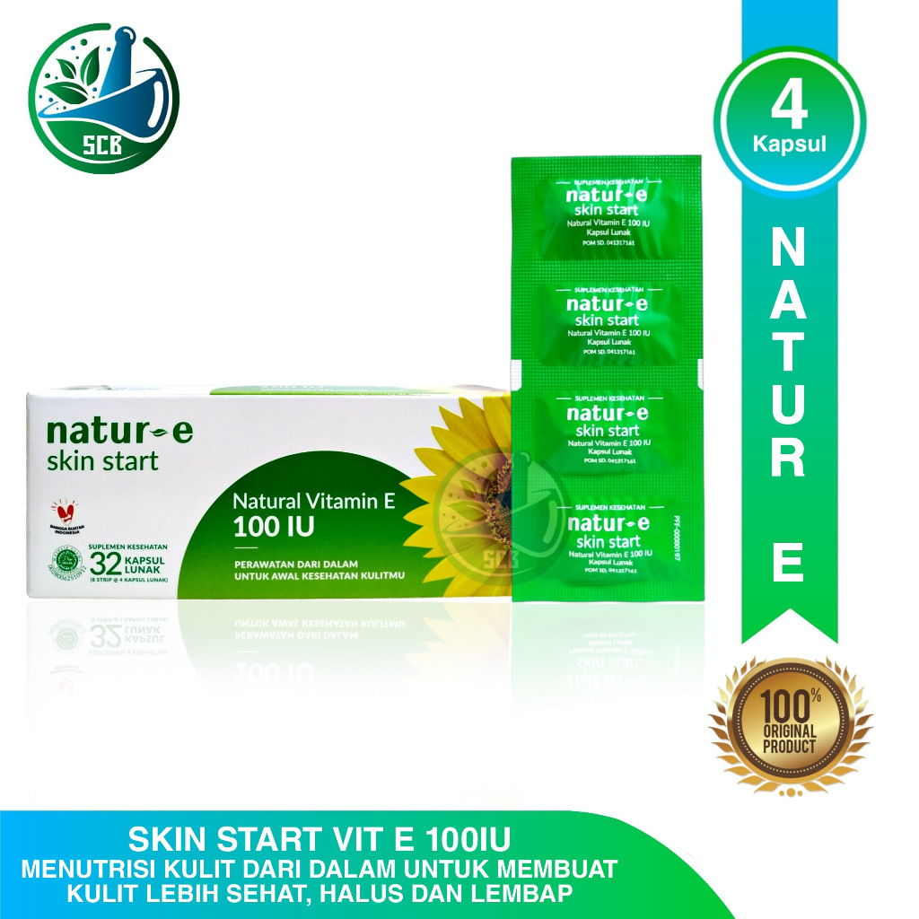 Jual Natur E Tablet (SATUAN) / Natur-E 100 IU (Per 1 Strip Isi 4 Tablet ...