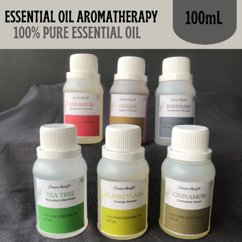 Jual ESSENTIAL OIL AROMATHERAPY 100% MURNI NETTO 100mL | Shopee Indonesia