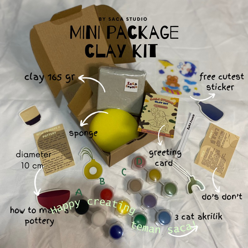 Jual COMPACT CLAY KIT by Saca Studio | Shopee Indonesia