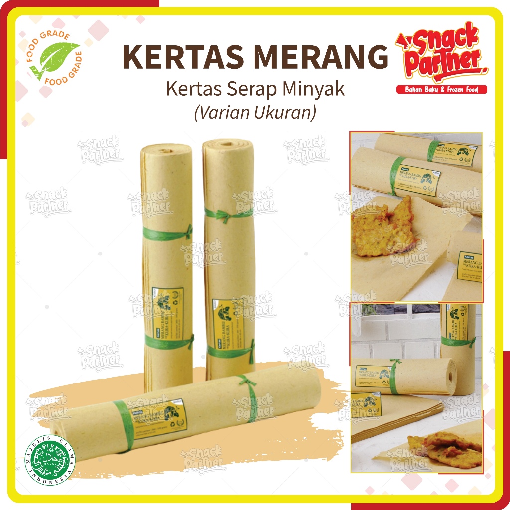 Jual KERTAS MERANG BAMBU CAP KURA-KURA / Kertas Penyerap Serap Minyak ...