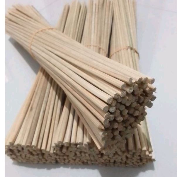 Jual TUSUKAN STIK BAMBU TUMPUL HALUS PANJANG/40CM dan 30 cm DM 5 s/d 6 ...