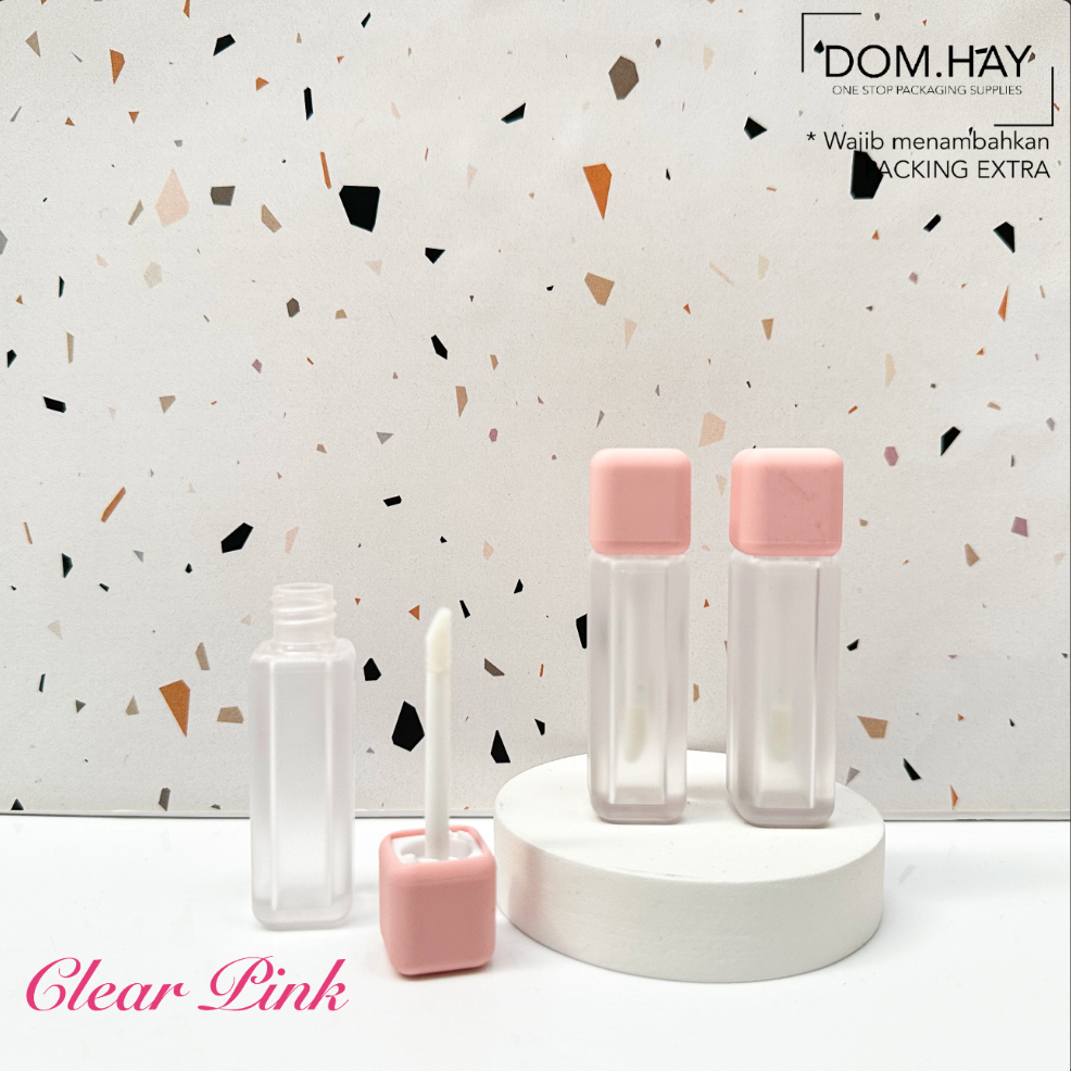 Jual 5ml Botol Lip Gloss Kotak Kosong Kosmetik Packaging Pewarna Bibir ...