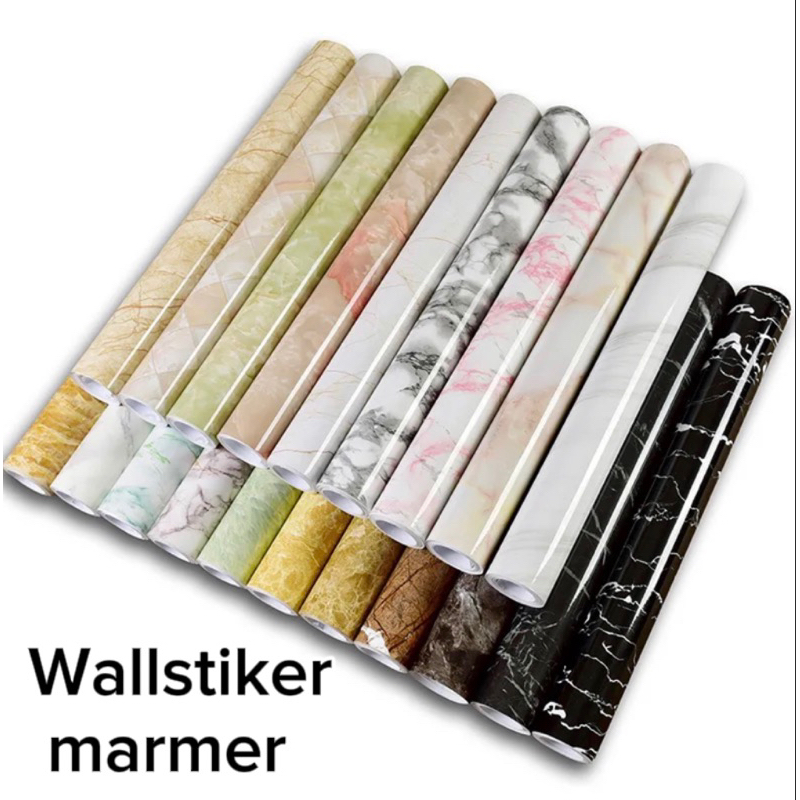 Jual WALLSTICKER MARMER/WALLSTICKER PEKANBARU | Shopee Indonesia
